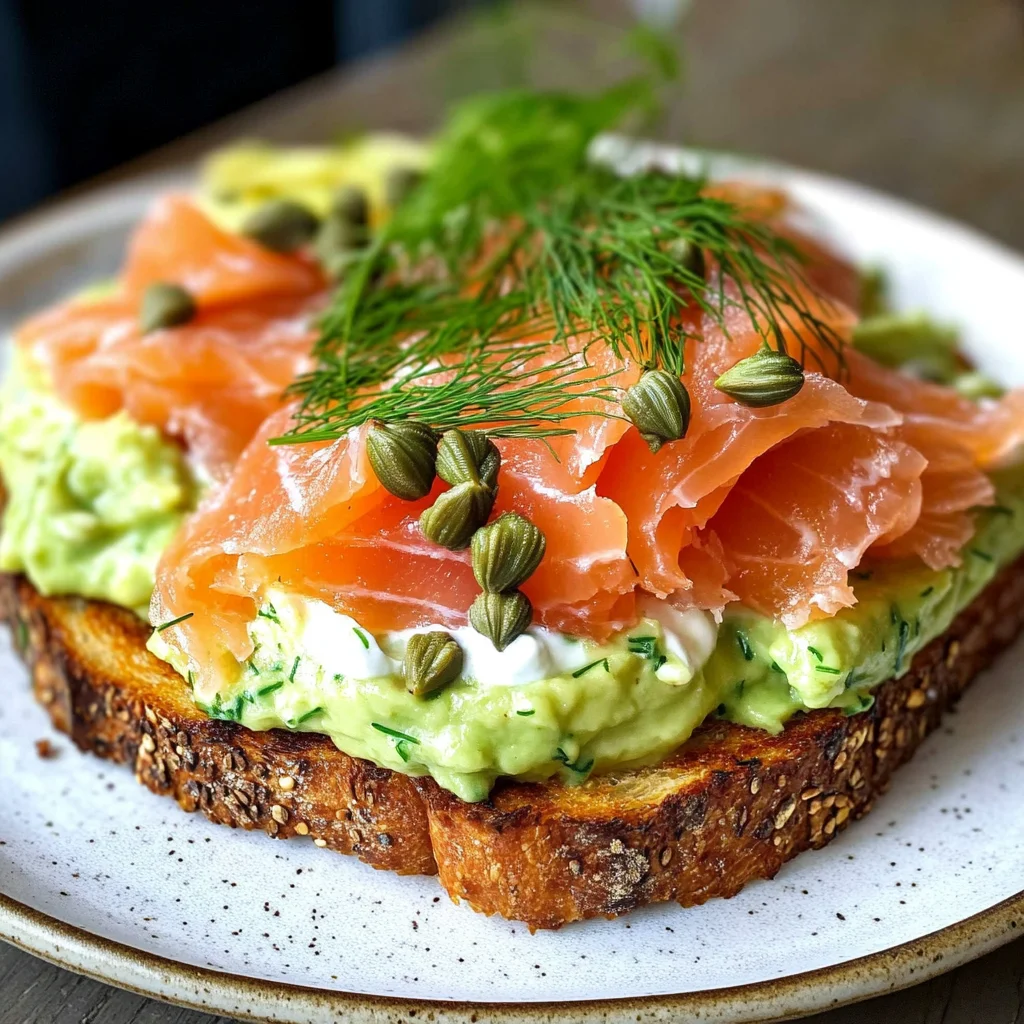 Avocado Toast with Smoked Salmon