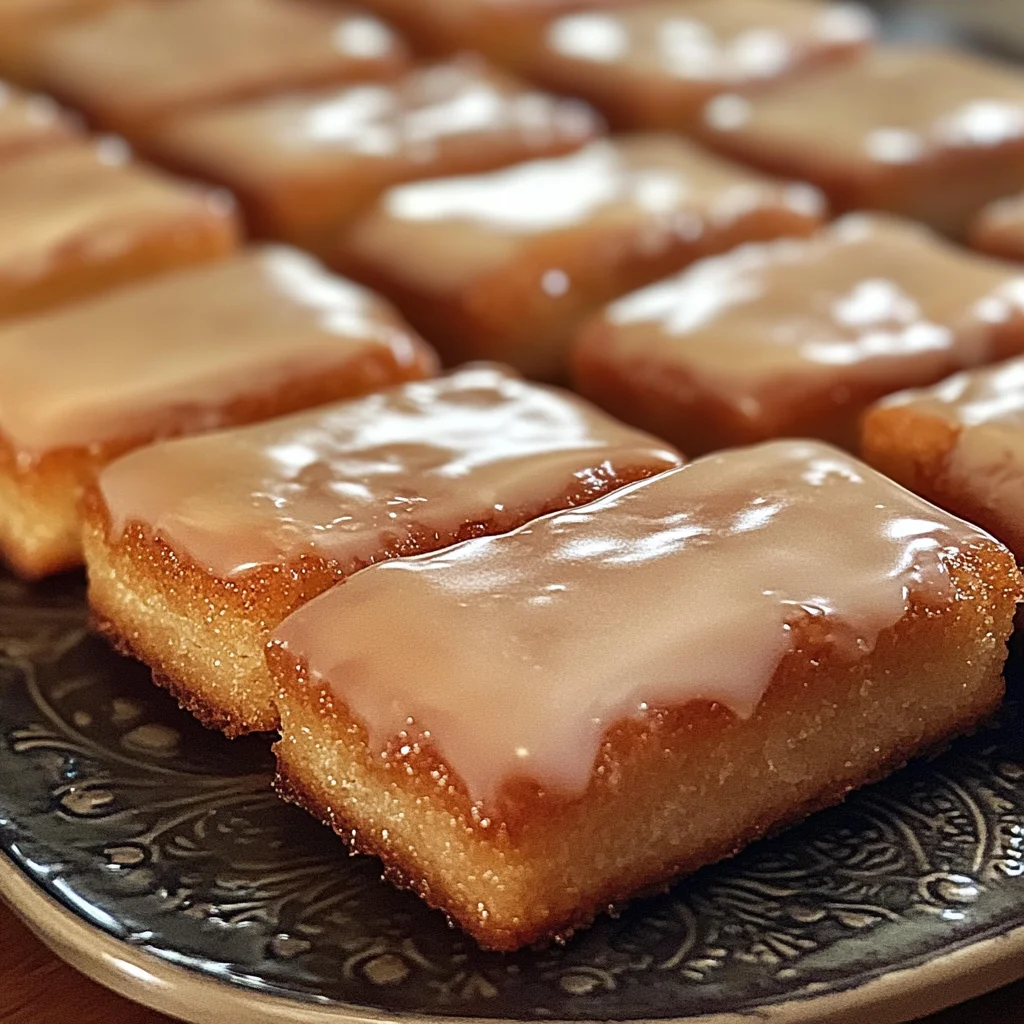 Soft Baked Maple Donut Bars